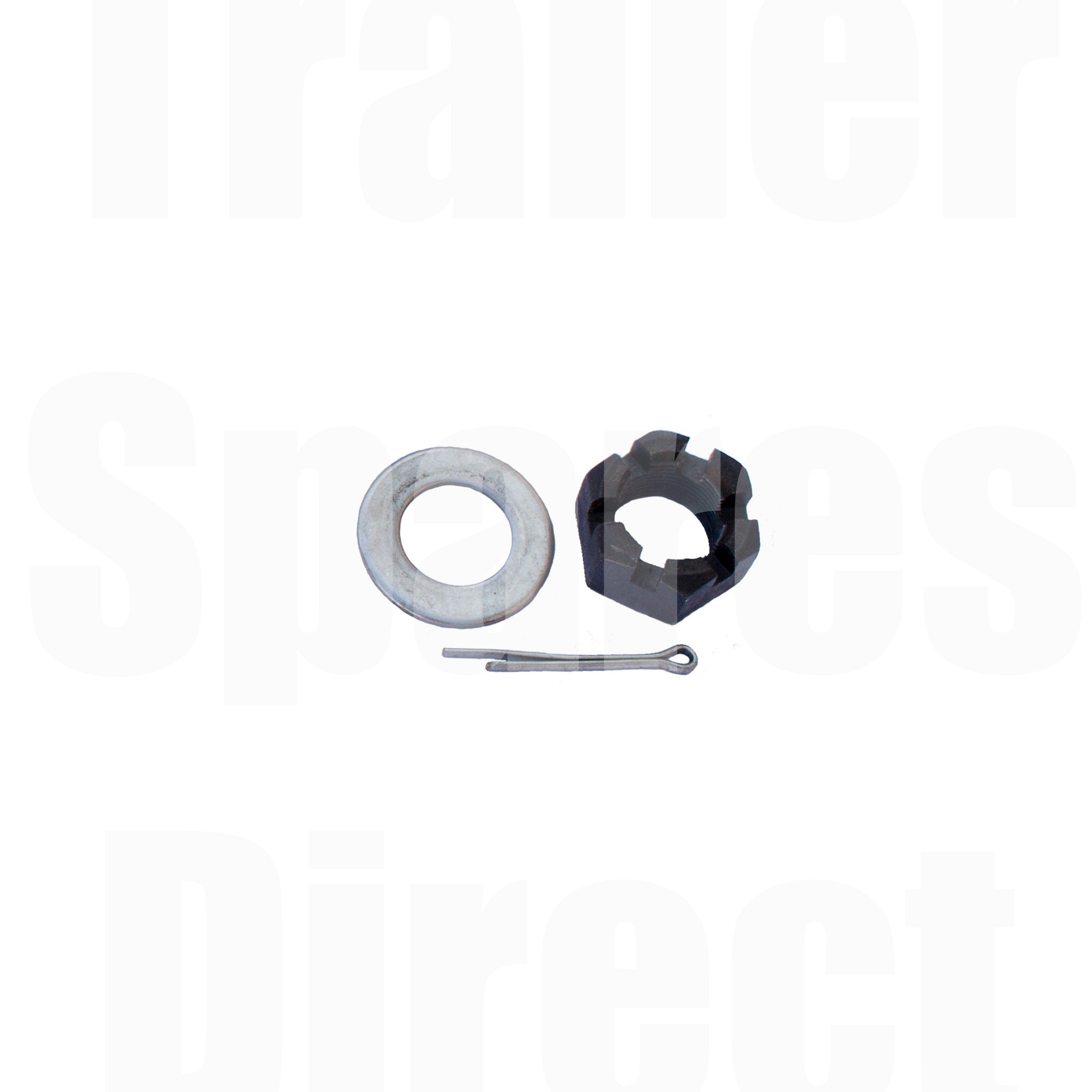 Axle nut kit 1 inch fine thread | Trailer Spares Direct – Trailer ...