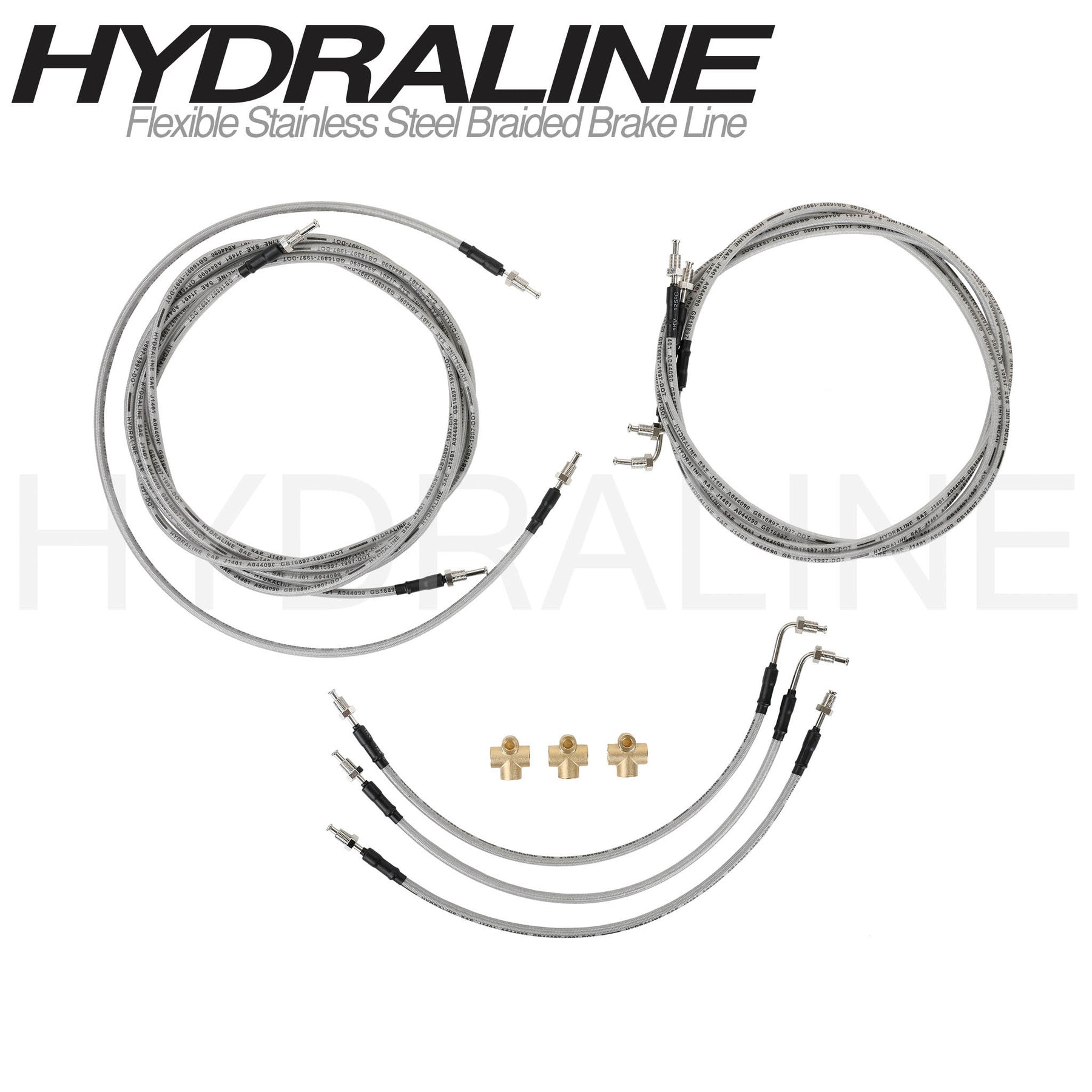 Tandem axle HydraLine kit with 4500mm lead line | Trailer Spares Direct