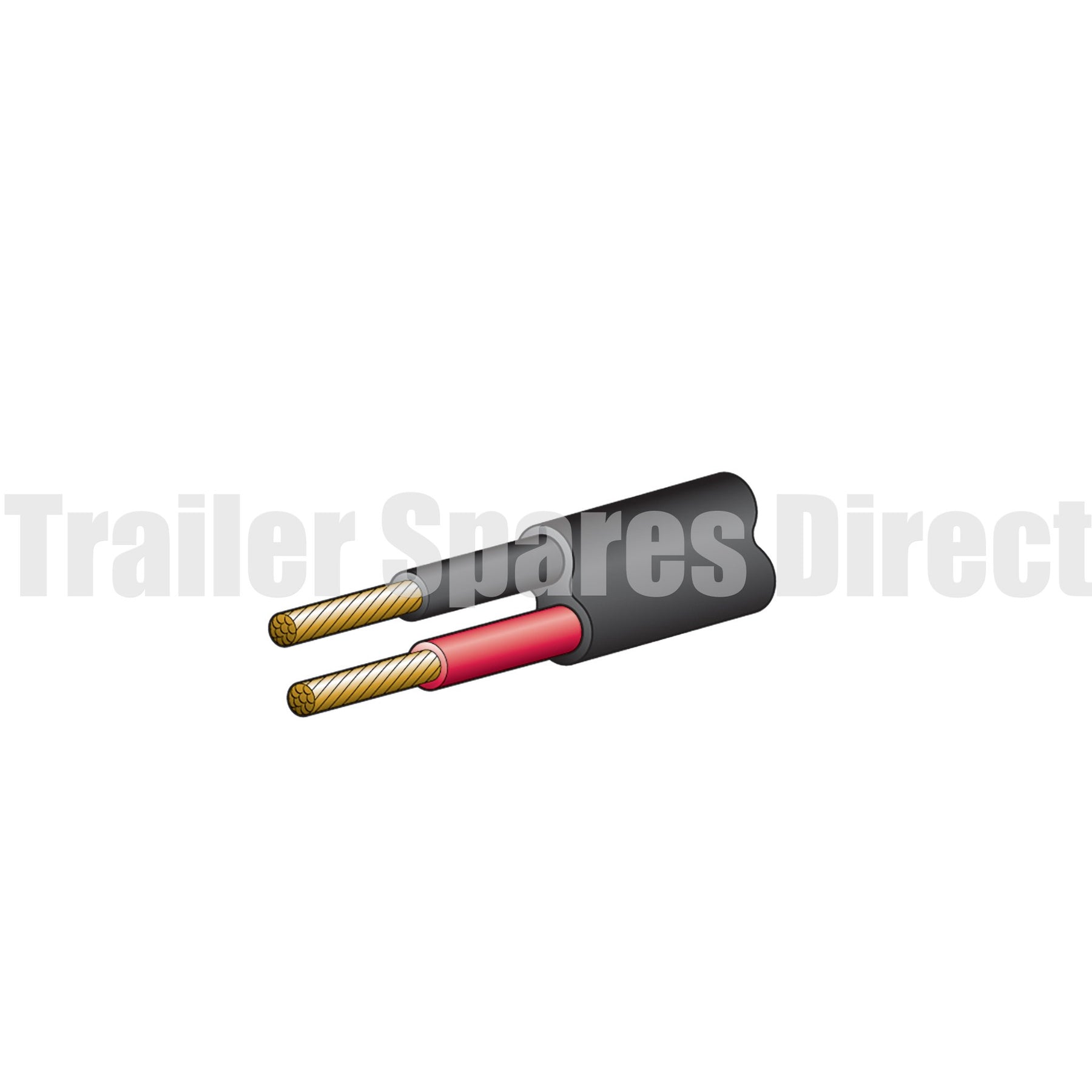 Twin core 6mm 50amp trailer wire - sold per metre | Trailer Spares Direct