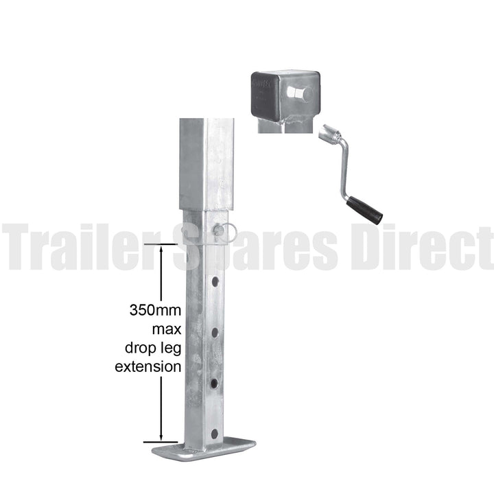Jockey stands Top or side wind | Trailer Spares Direct – Trailer Spares ...