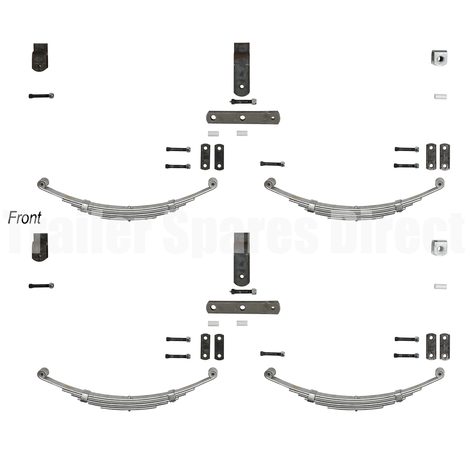 Rocker spring kit tandem axle rating 3000kg | Trailer Spares Direct